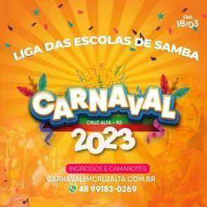 Carnaval: ingressos gratuitos serão distribuídos hoje
